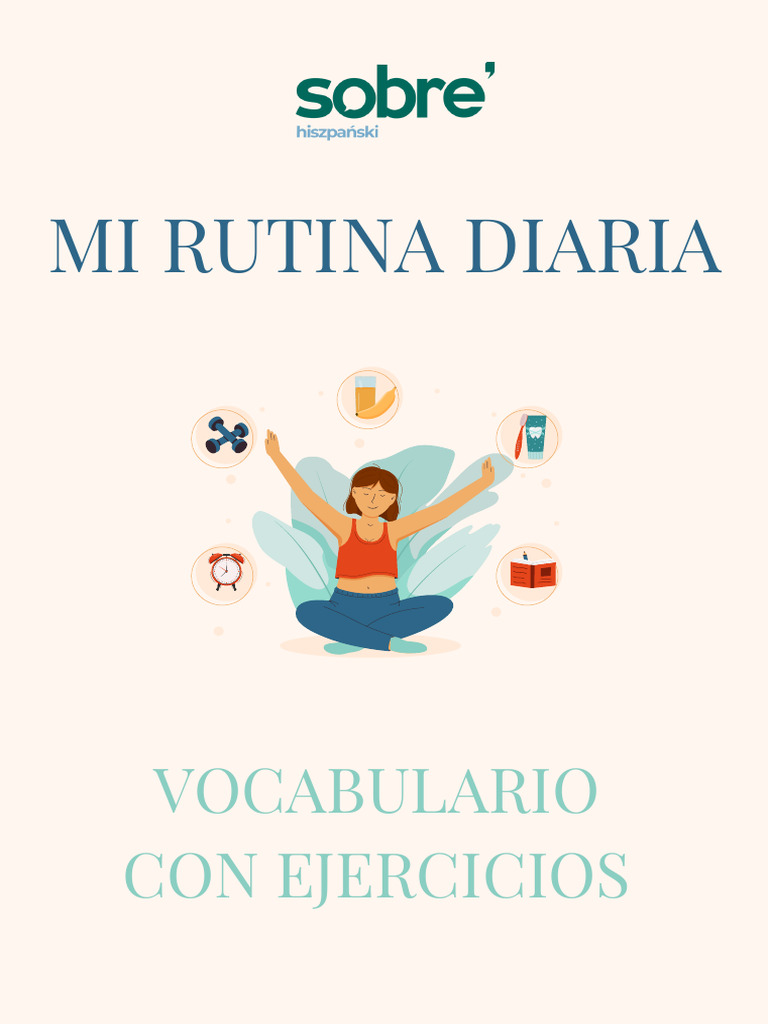 Rutina Diaria: Ejercicios y Vocabulario | PDF