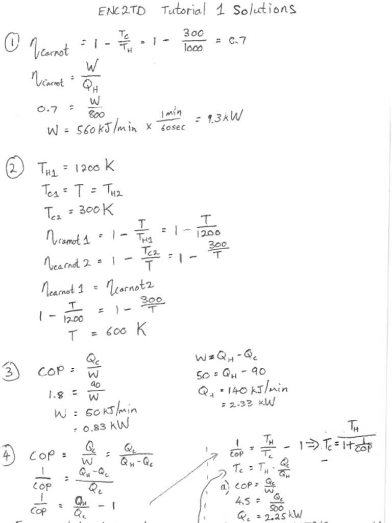 Tutorial 1 Solutions | PDF