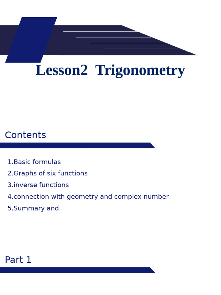 Trigonometry Basics and Graphs Guide | PDF