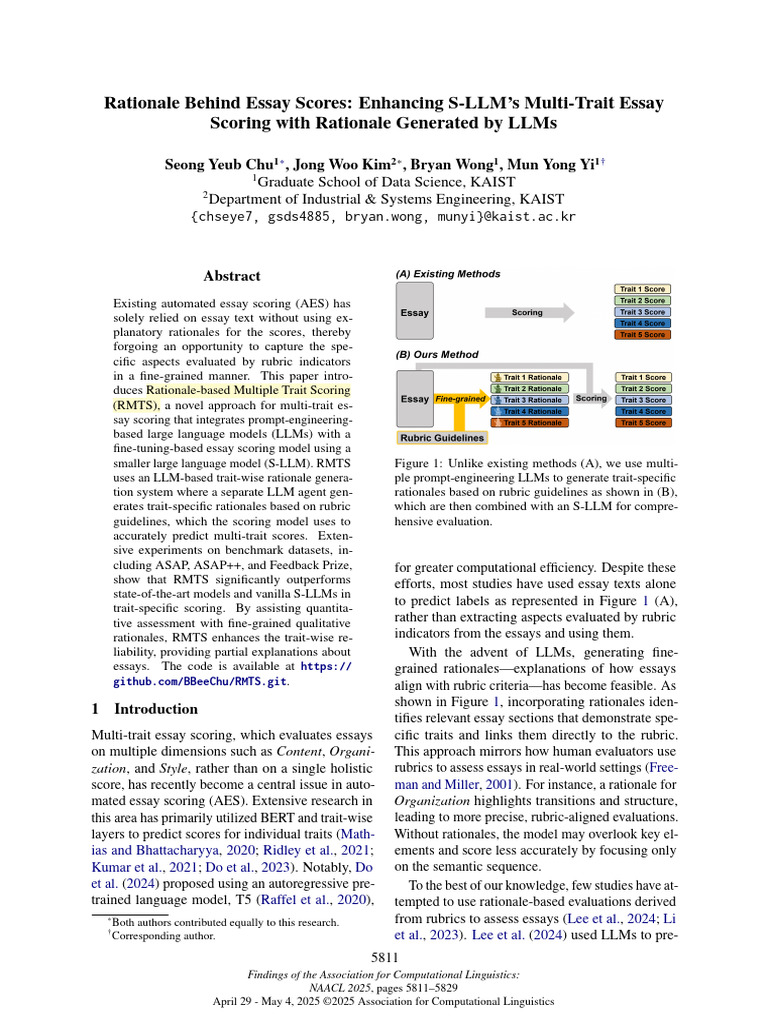 Rationale Behind Essay Scores | PDF | Learning | Applied Mathematics