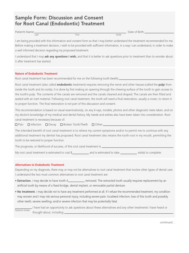 DRMP FORMS 052019 DA DiscConsent-RootCanal-Endodontic-Treatment DA CC ...