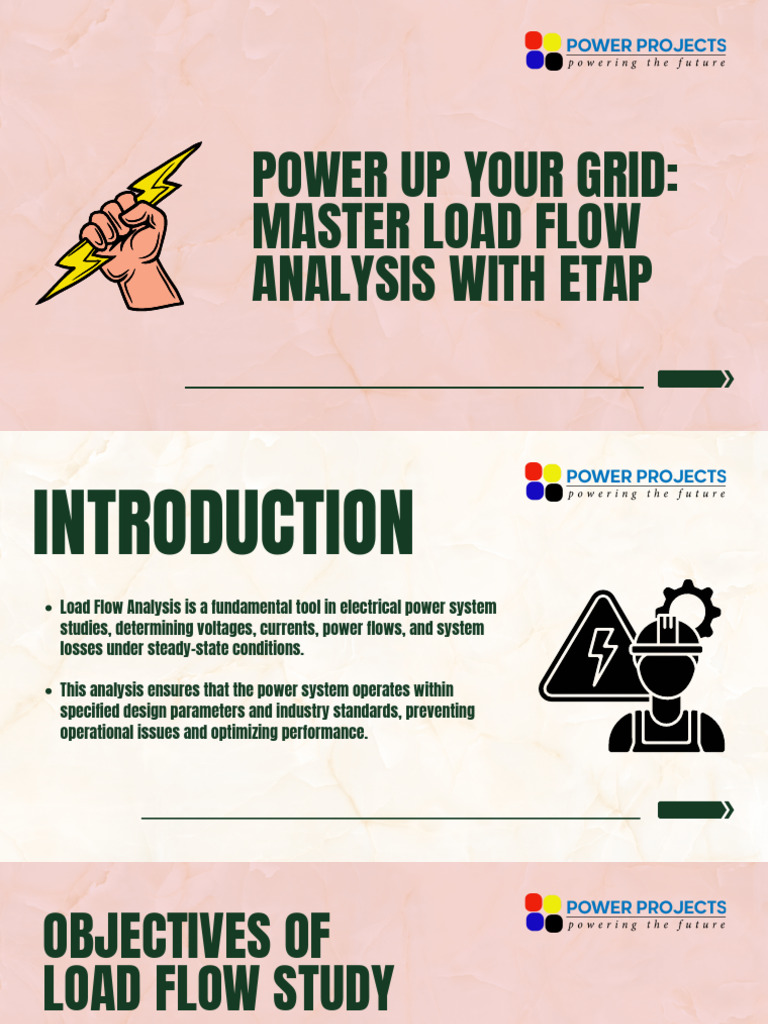 Load Flow Analysis with ETAP Guide | PDF | Electrical Engineering ...