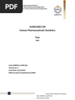 Guidelines for Variation Requirements 6.3 | PDF | Pharmaceutical ...