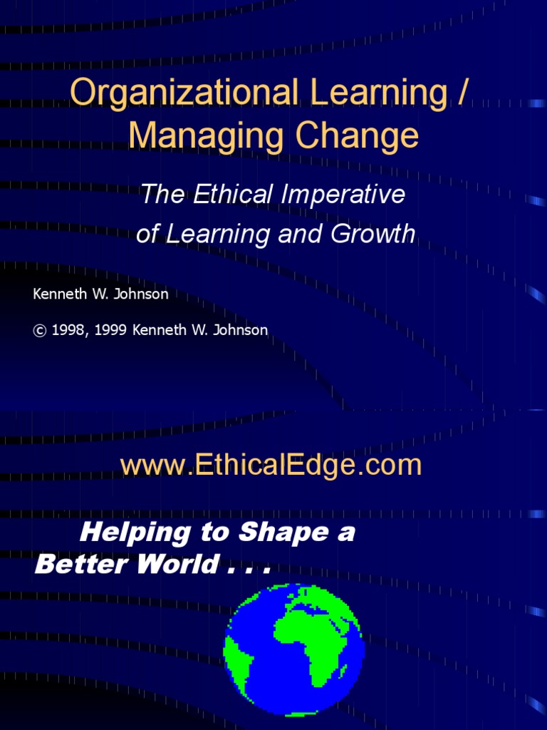 Organizational Learning | PDF | Organizational Culture | Bureaucracy