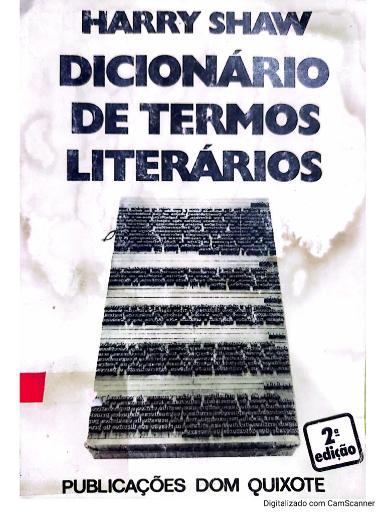 Dicionário de Termos Literários - Harry Shaw | PDF