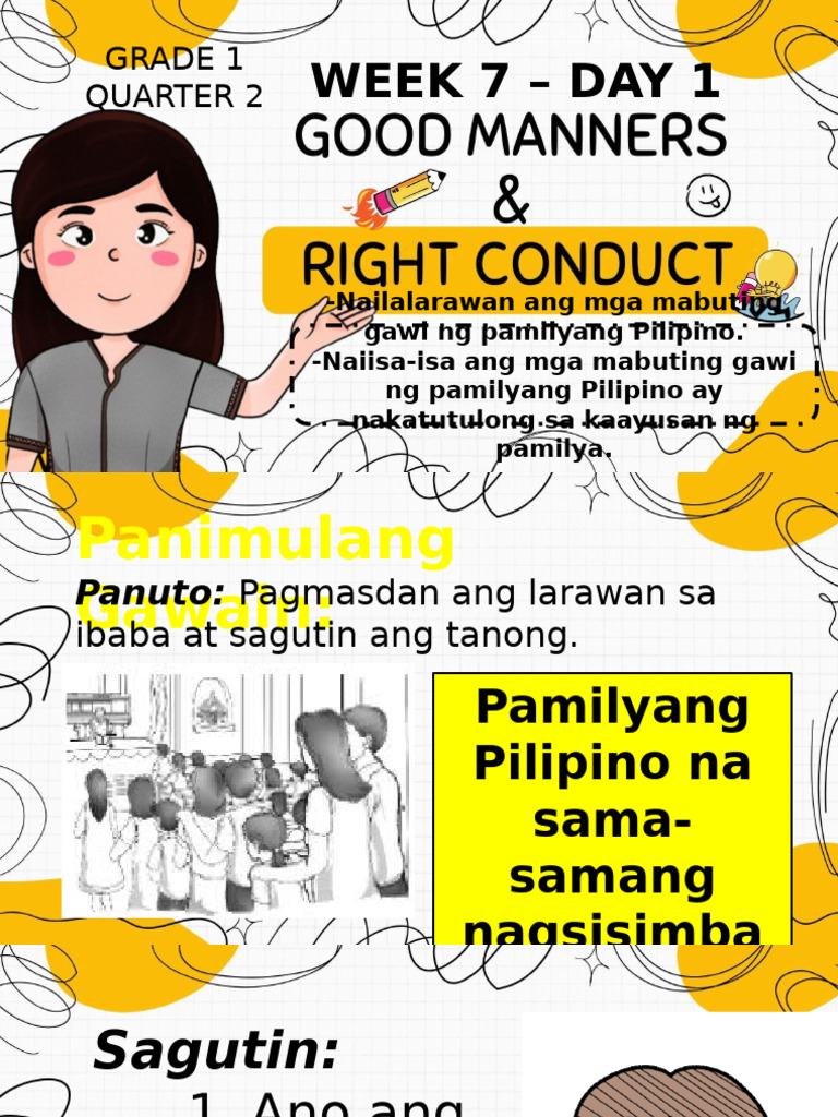 Grade 1 q2 GMRC Week 7 | PDF