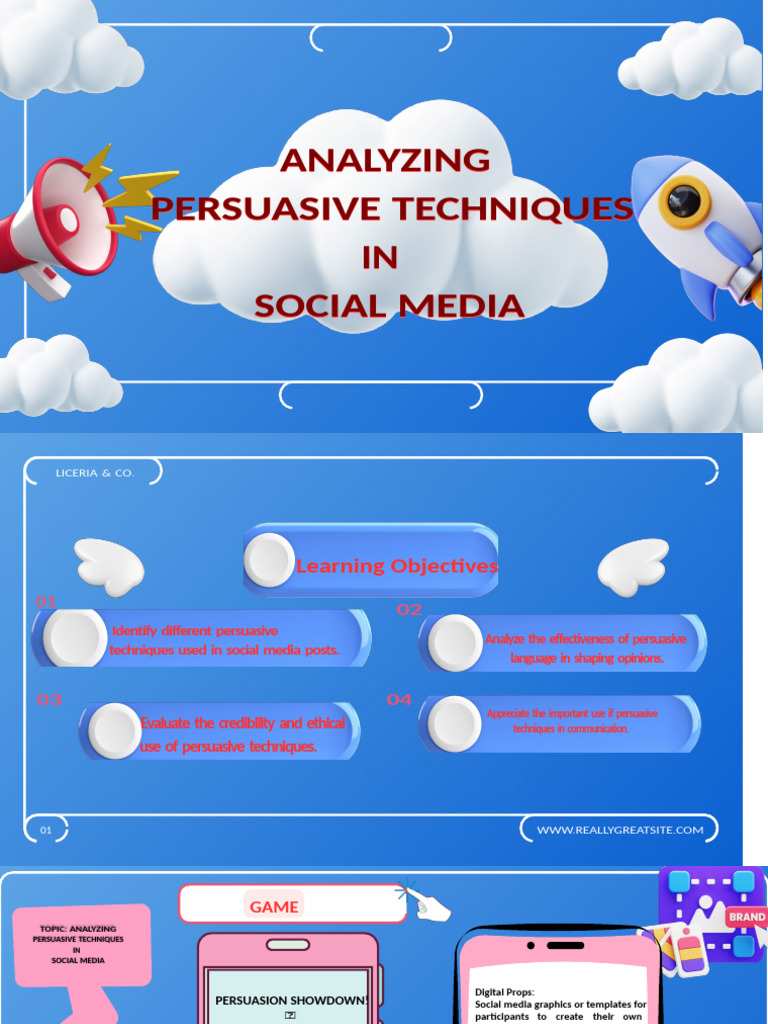 Analyzing Persuasive Techniques in Social Media Posts | PDF ...
