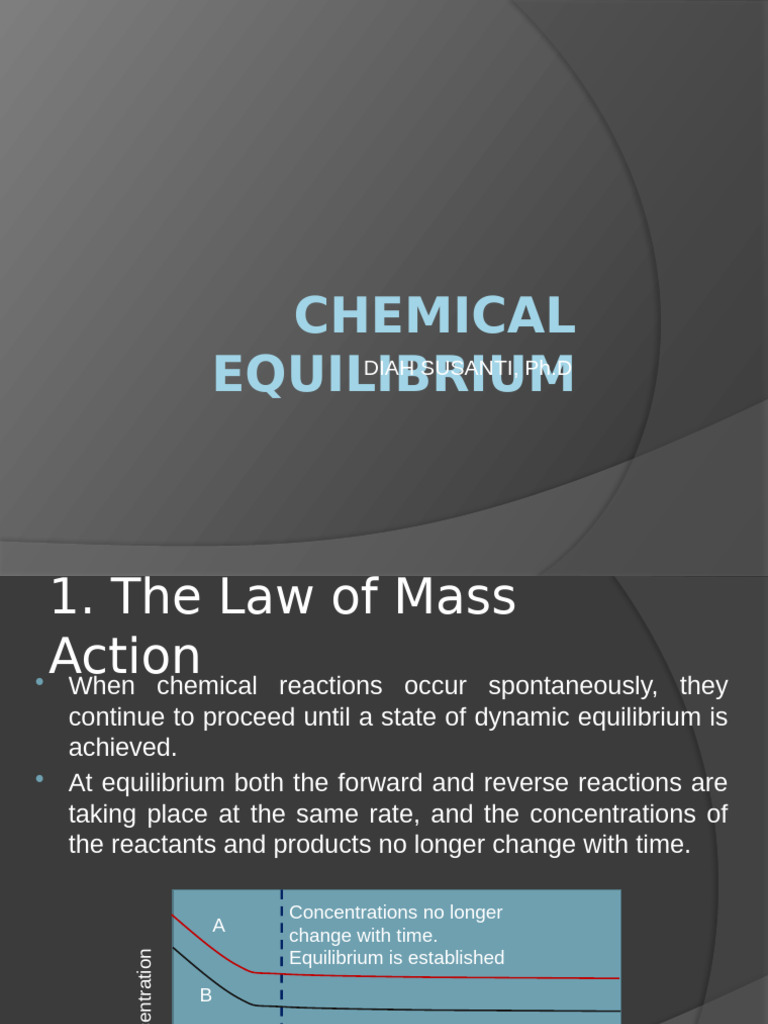 Chemical Equilibrium | PDF | Chemical Equilibrium | Chemical Reactions
