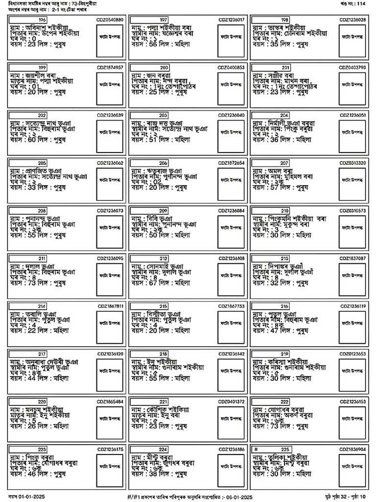 Voter List | PDF