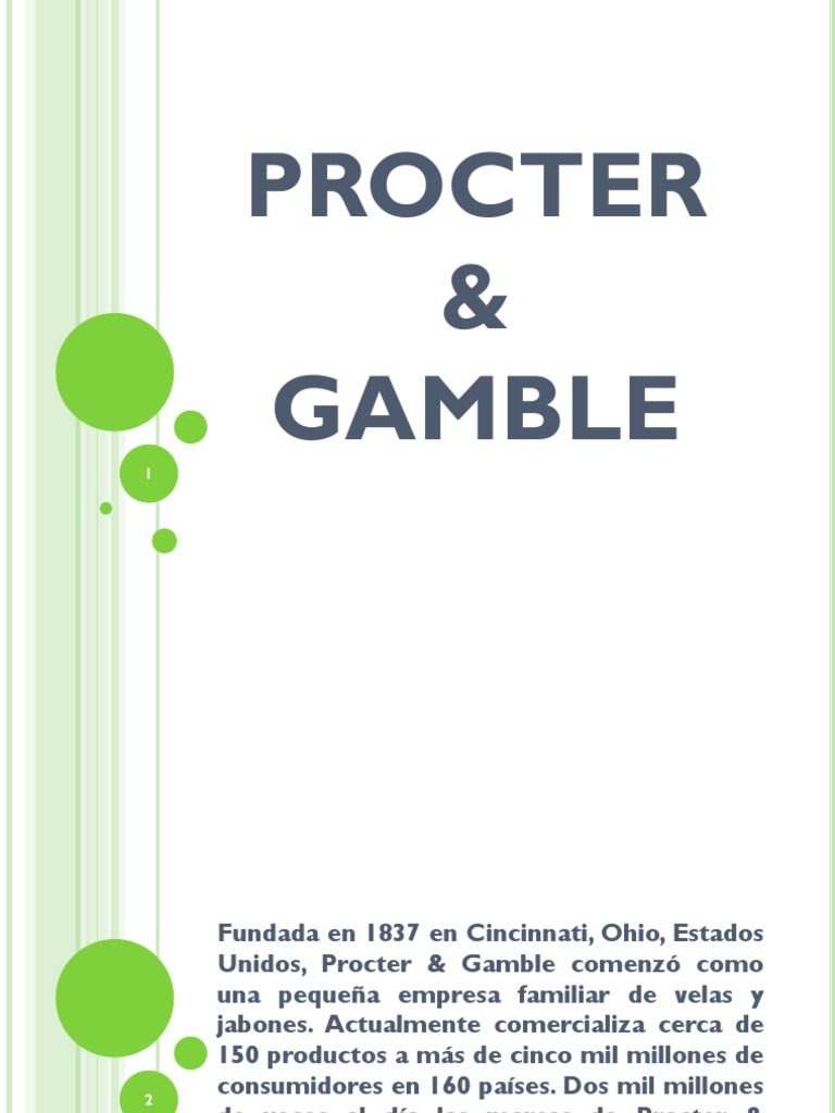 Procter And Gamble Pdf Procter Gamble Marketing