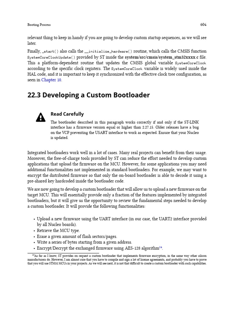 Custom Bootloader Development Guide | PDF | Booting | Microcontroller