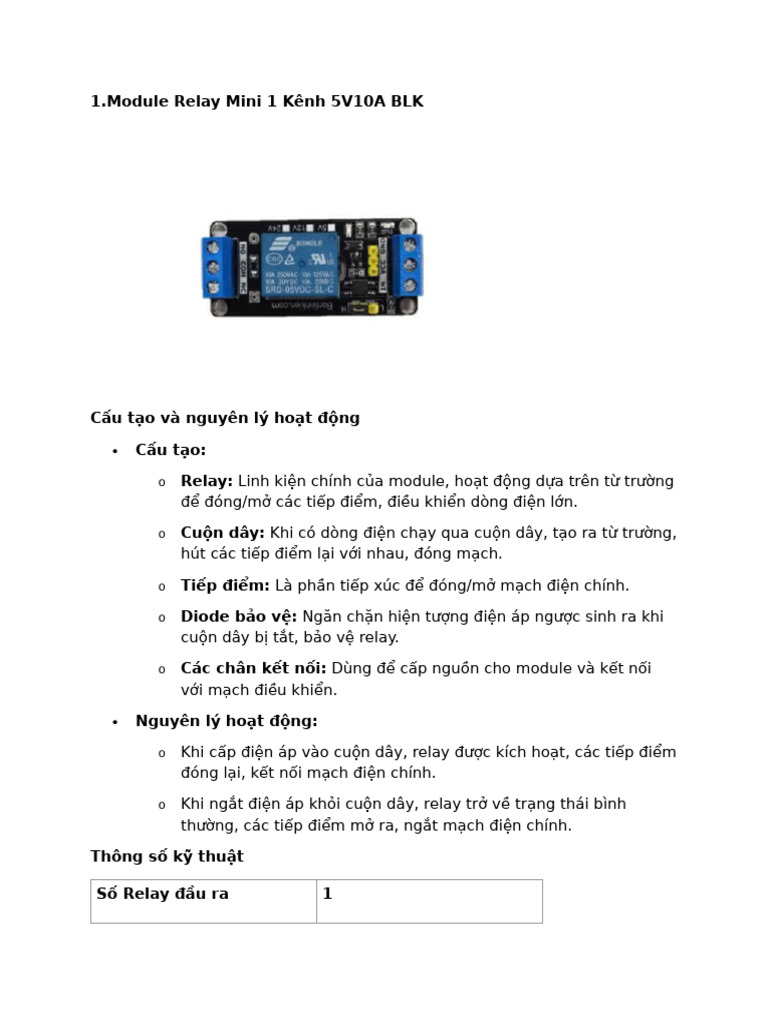 module replay mini và board test mb 102 | PDF