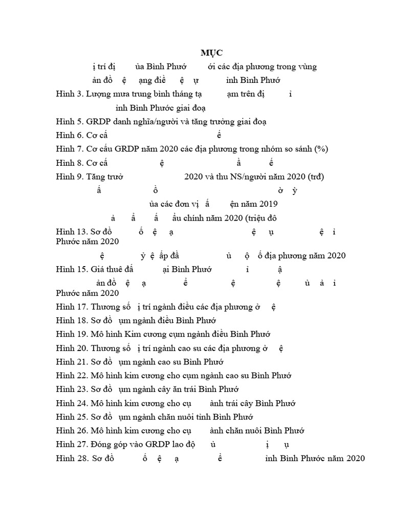 Bao Cao Tong Hop Quy Hoach Tinh Binh Phuoc - Hoan Thien Sau Phe Duyet - 20 | PDF