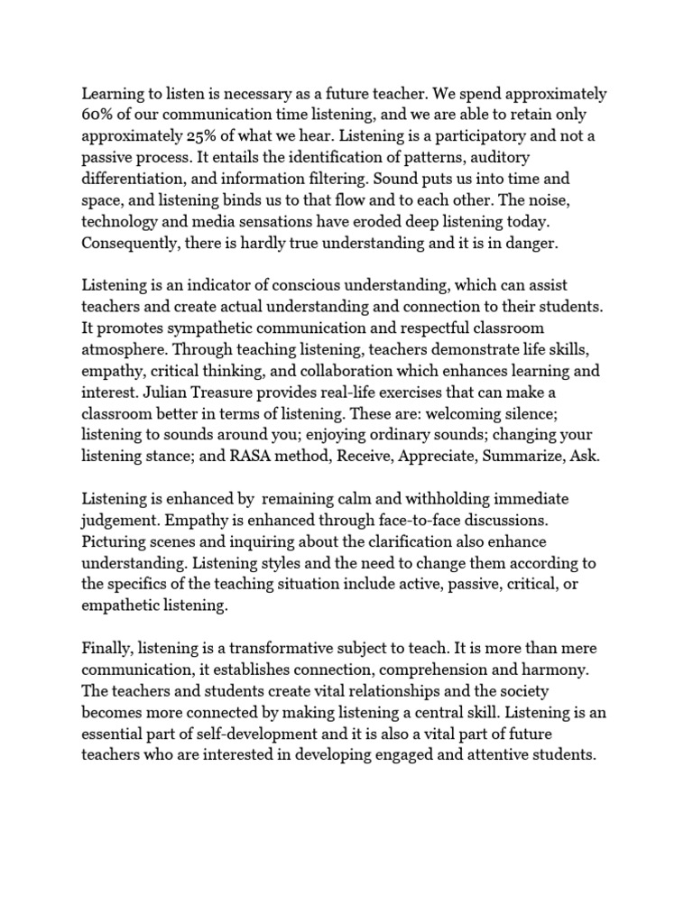 Ted Talk Listening | PDF