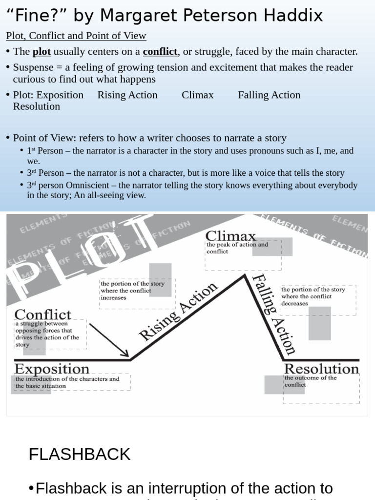 "Plot and Point of View in 'Fine?'" | PDF