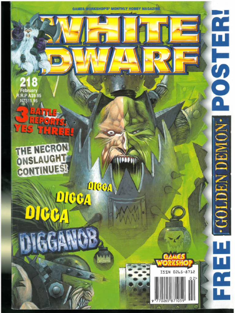 White Dwarf Magazine Issue 218 - Feb. 1998 (UK) | PDF