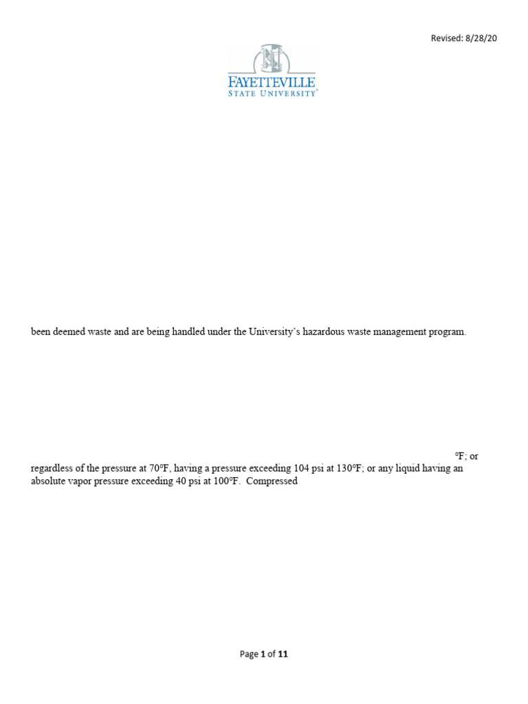 Compressed Gas Use and Storage Program | PDF | Pipe (Fluid Conveyance ...