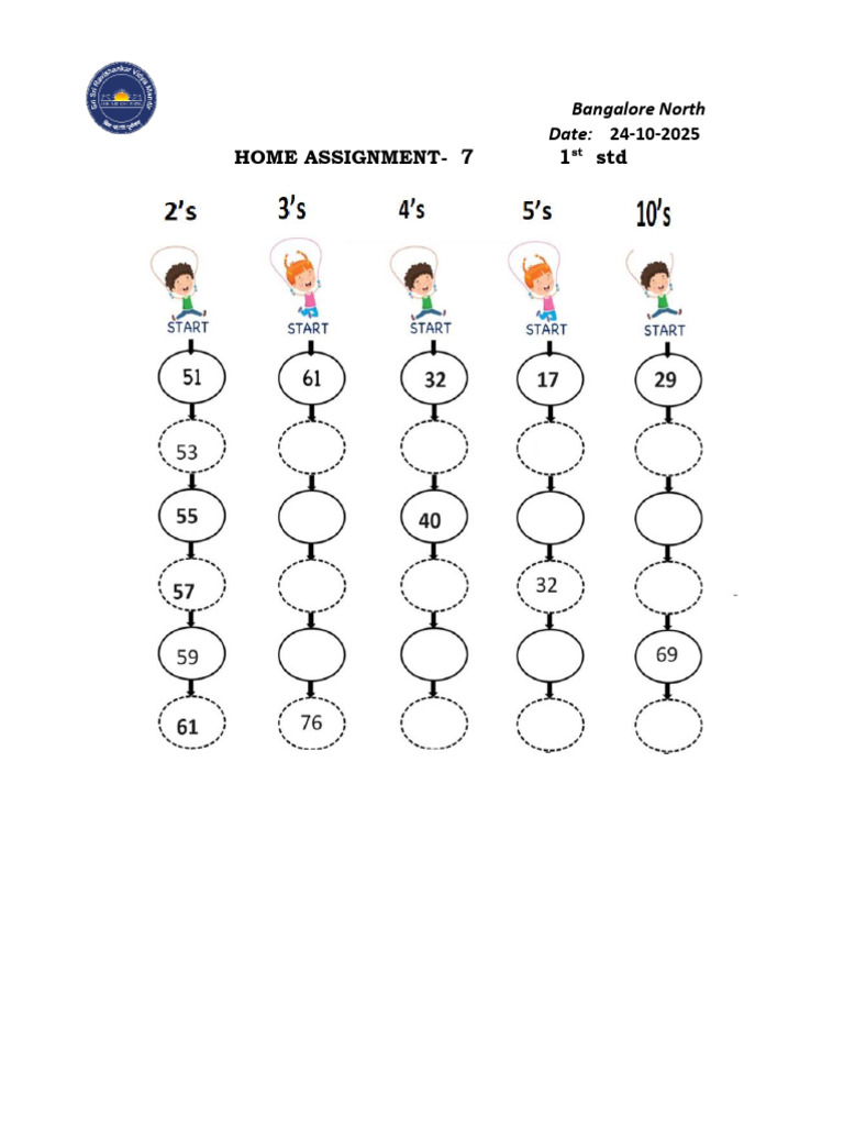 1st Maths HA-7 (25-26) | PDF