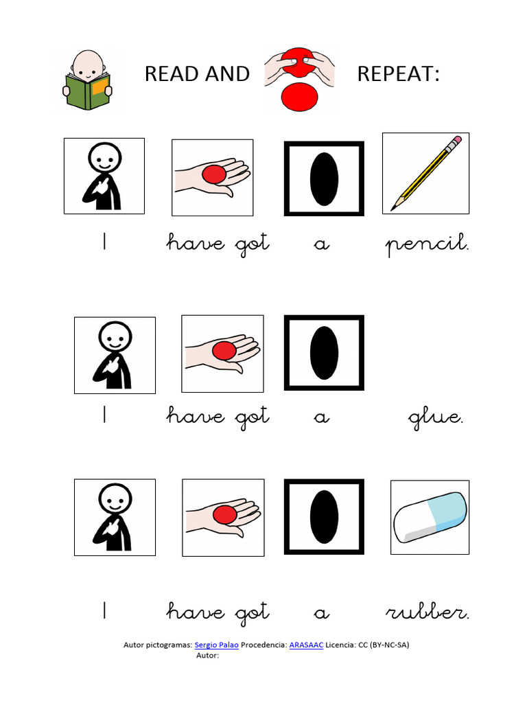 I HAVE GOT-Learn and Write | PDF