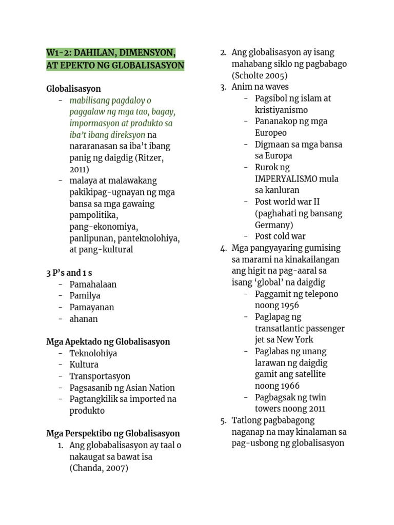 Ap Q2 Reviewer | PDF