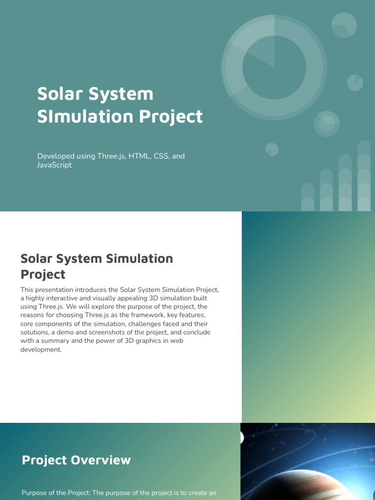 3D Solar System Simulation Project | PDF | Simulation | 3 D Computer ...