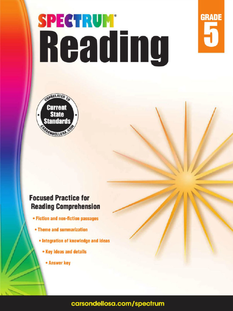 Spectrum Reading Workbook G5 | PDF