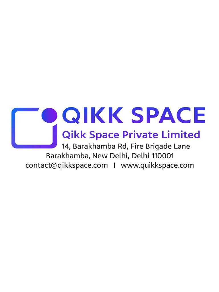 Qikk Space Footer Design | PDF