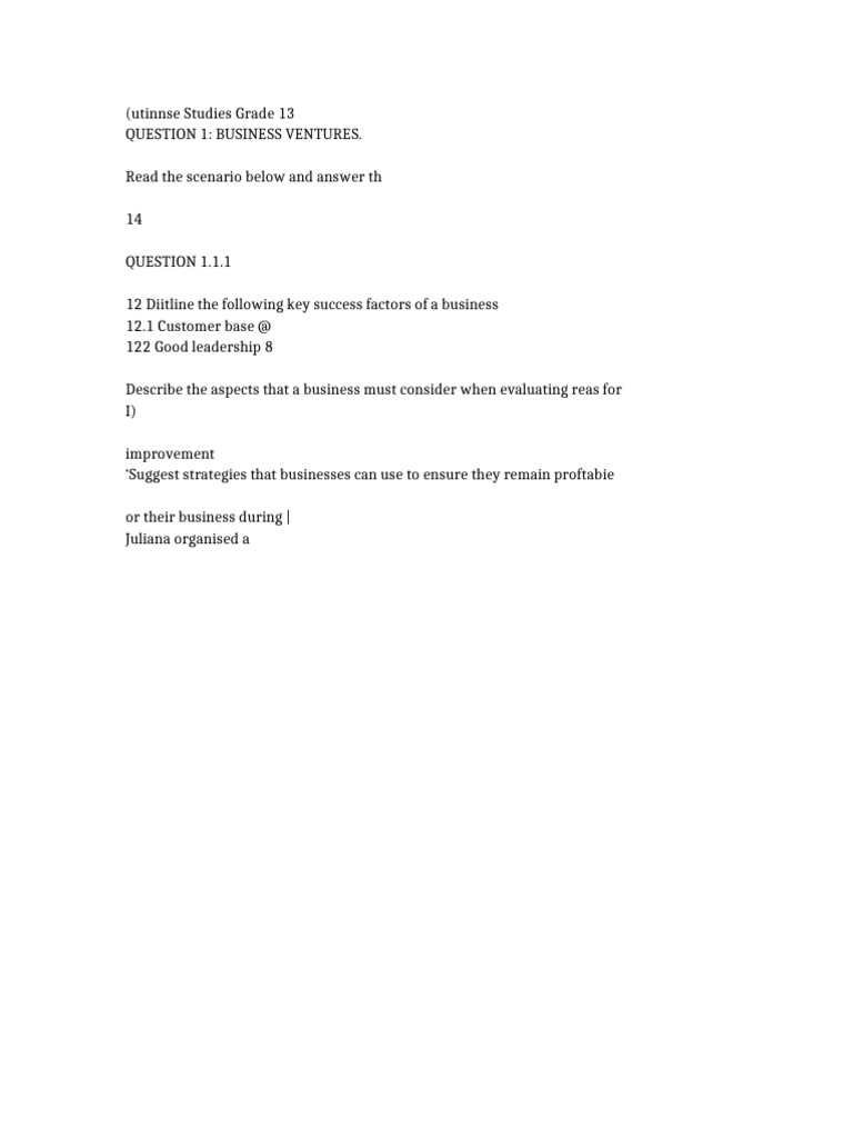 Business Studies Project | PDF
