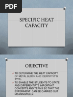 Expt 6 - PHY430 - Specific Heat - Lab Report | PDF | Heat | Temperature