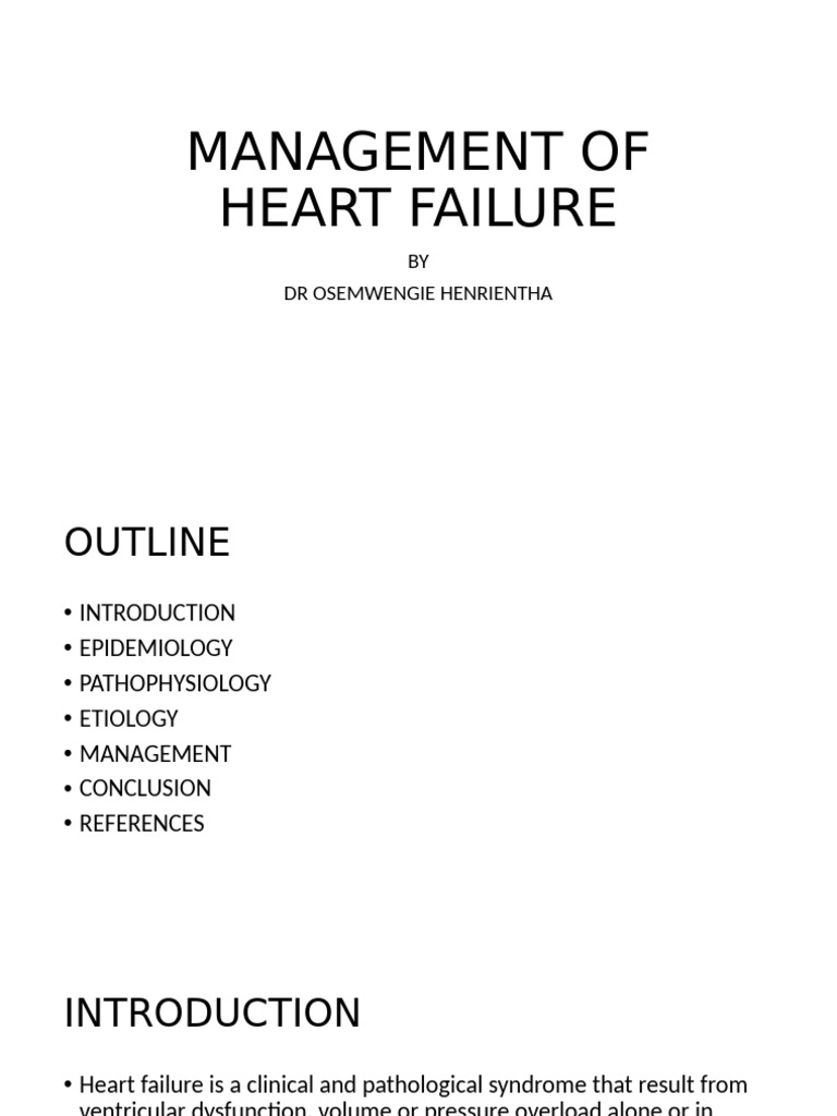 Heart Failure Management in Children | PDF | Heart Failure | Heart