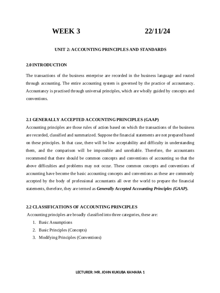 Understanding GAAP and Accounting Concepts | PDF | Expense | Going Concern
