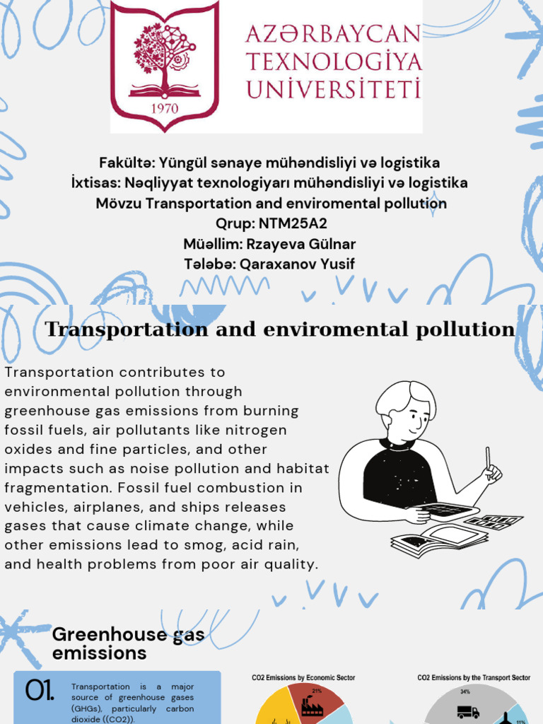Transportation's Role in Environmental Pollution | PDF | Air Pollution ...