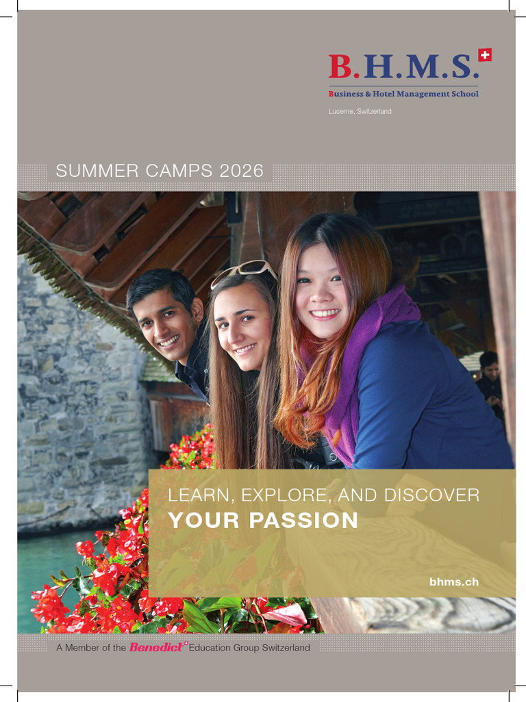 BHMS Summer Programme Flyer 2026 4-Sided Print | PDF | Switzerland