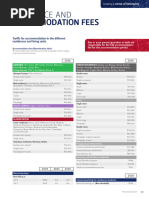Tuks Residence Fees 2025 Overview | PDF | Room