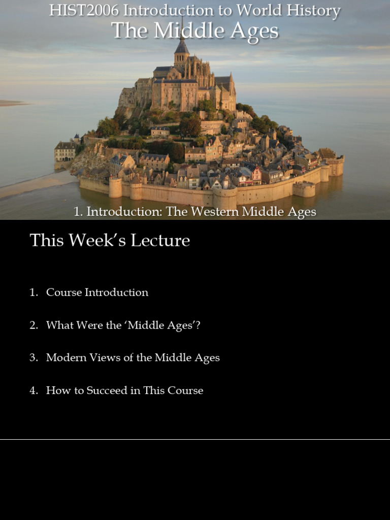 Introduction - The Western Middle Ages | PDF | Renaissance | Romanticism