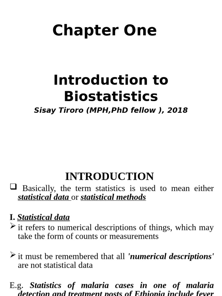 Introduction To Statistics-1 (1) - 1 | PDF | Statistics | Level Of ...