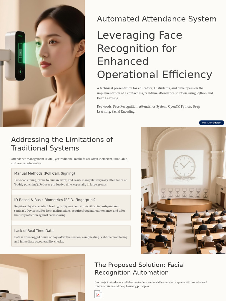 Automated Attendance System | PDF | Deep Learning | Radio Frequency ...