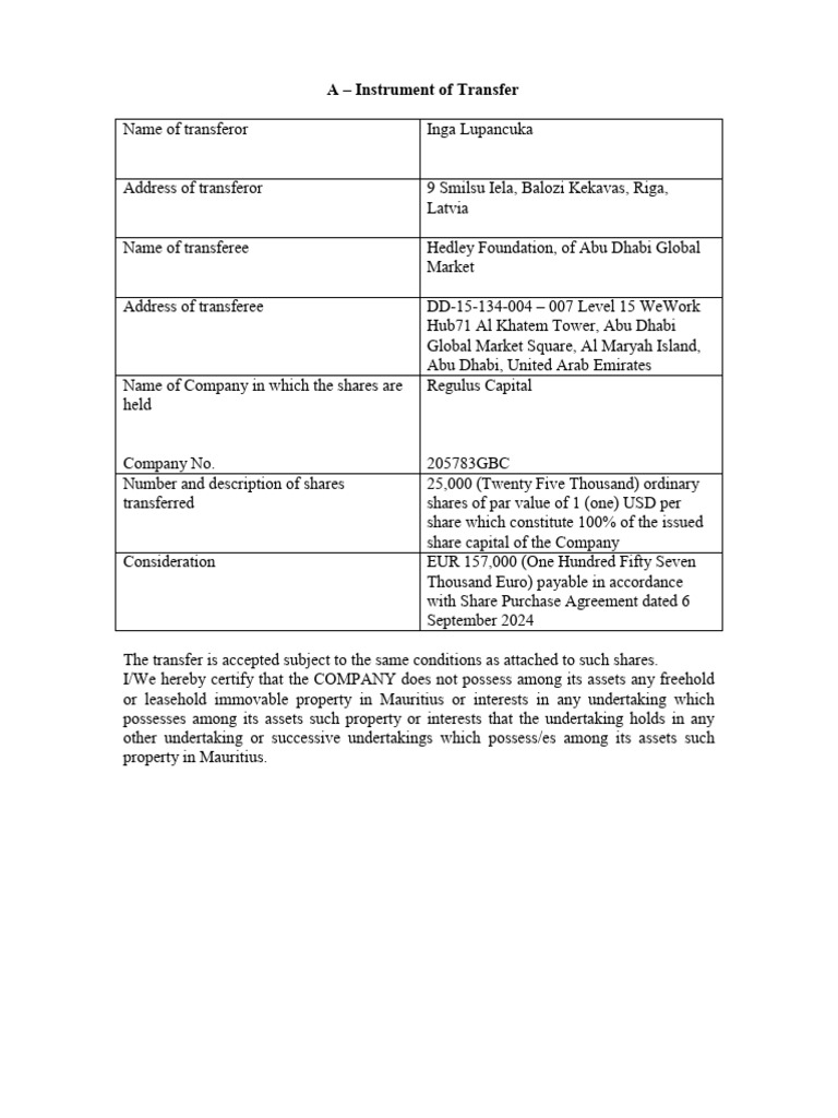 Trust Deed - Execution | PDF | Indemnity | United Arab Emirates