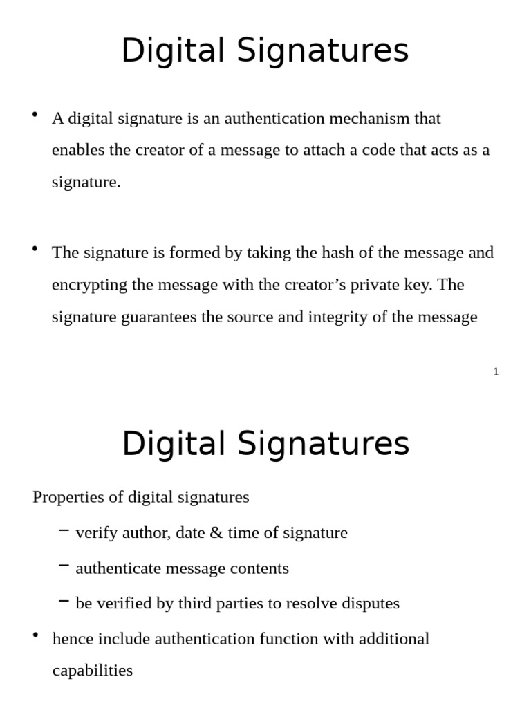 IV Digital-Signatures Class1 | PDF | Public Key Cryptography | Espionage Techniques
