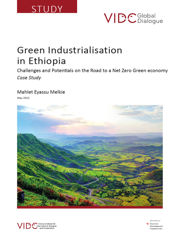 Mahlet Eyassu Melkie Green Industrialisation in Ethiopia Vidc Study ...