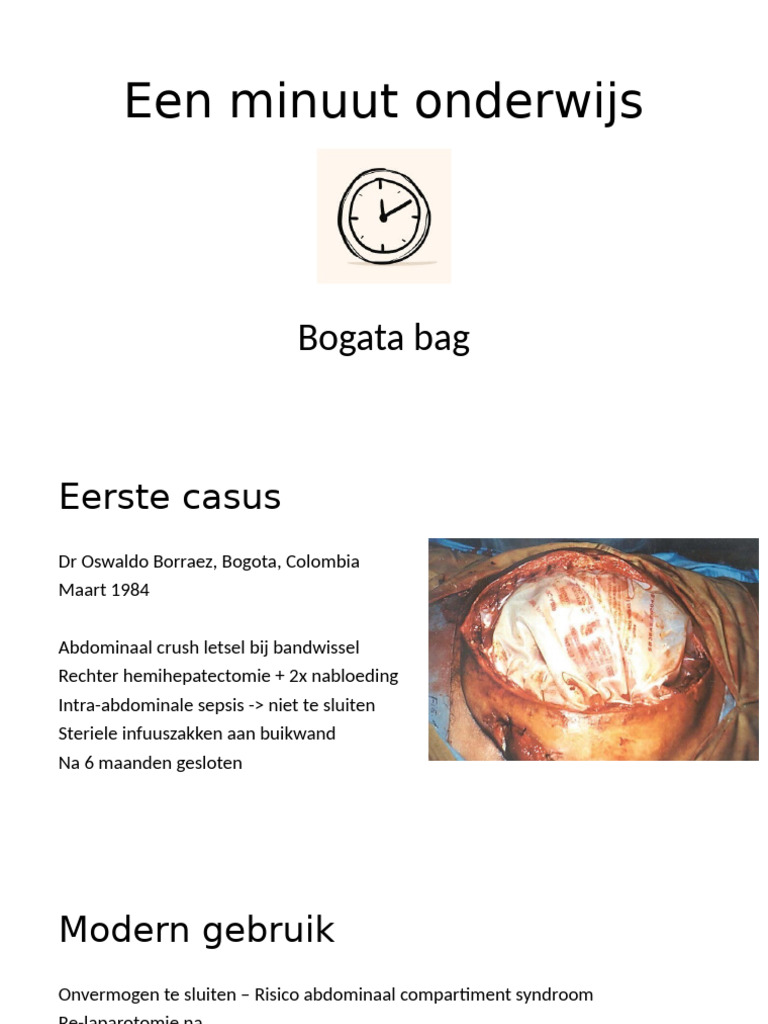 Een Minuut Onderwijs - Bogota Bag | PDF