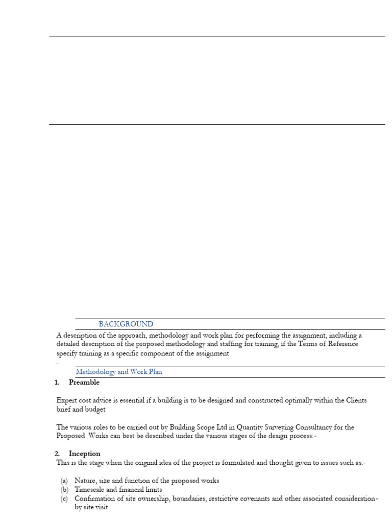 Building Scope Methodolgy | PDF | Occupational Safety And Health ...