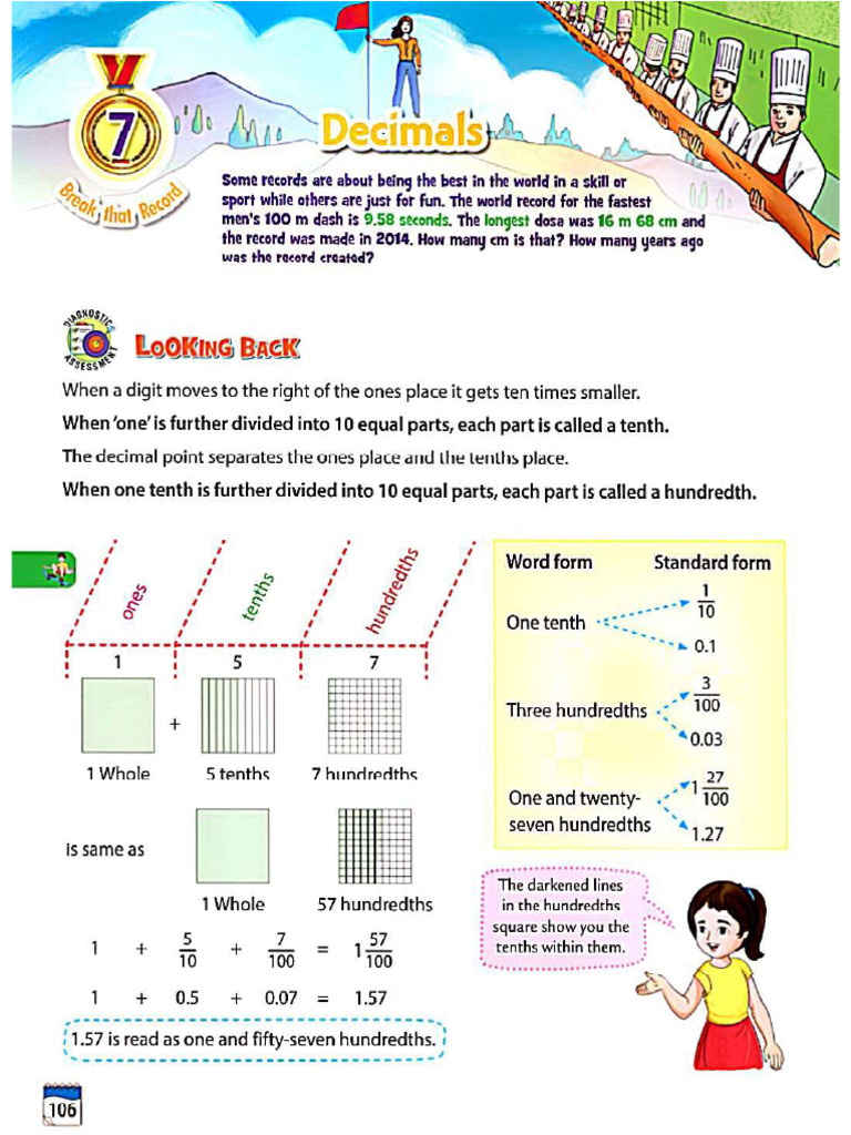 Maths Decimals Lesson Grade5 | PDF