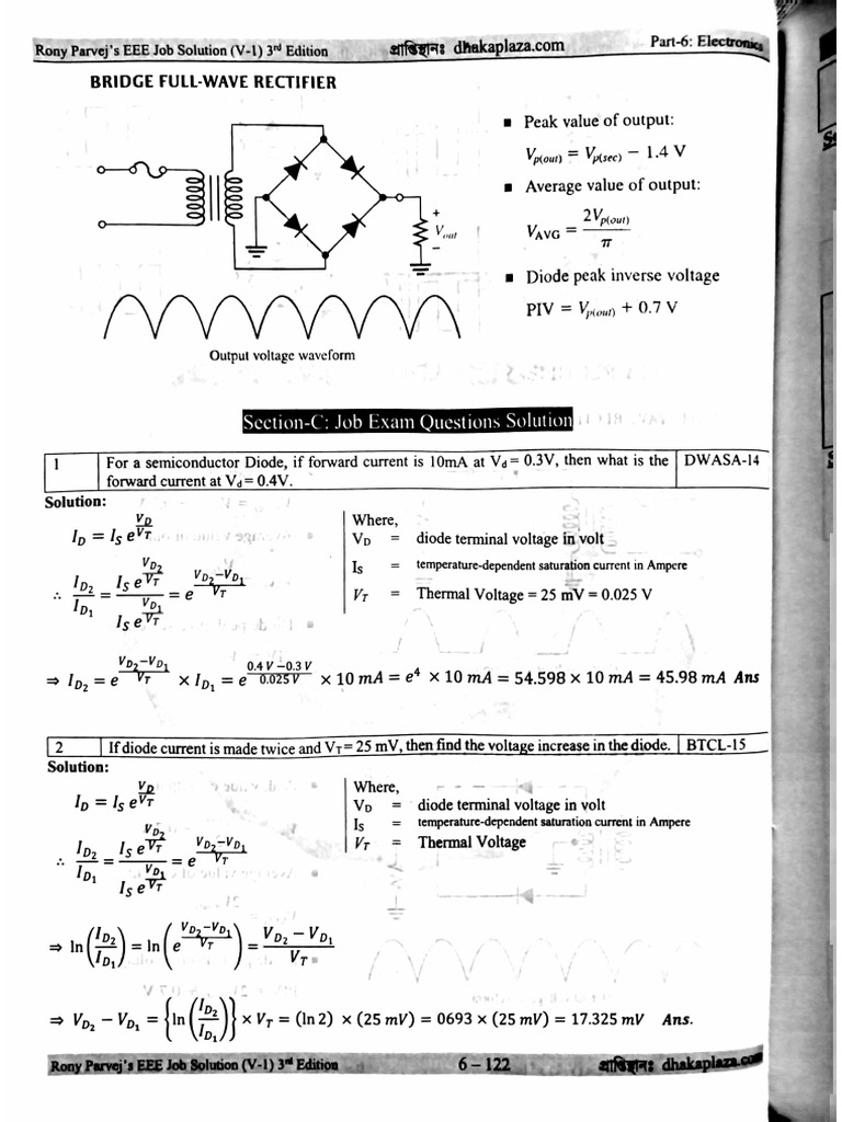 Diode Math | PDF