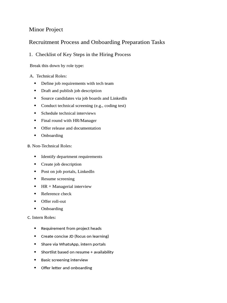 Minor Project | PDF | Recruitment | Employment