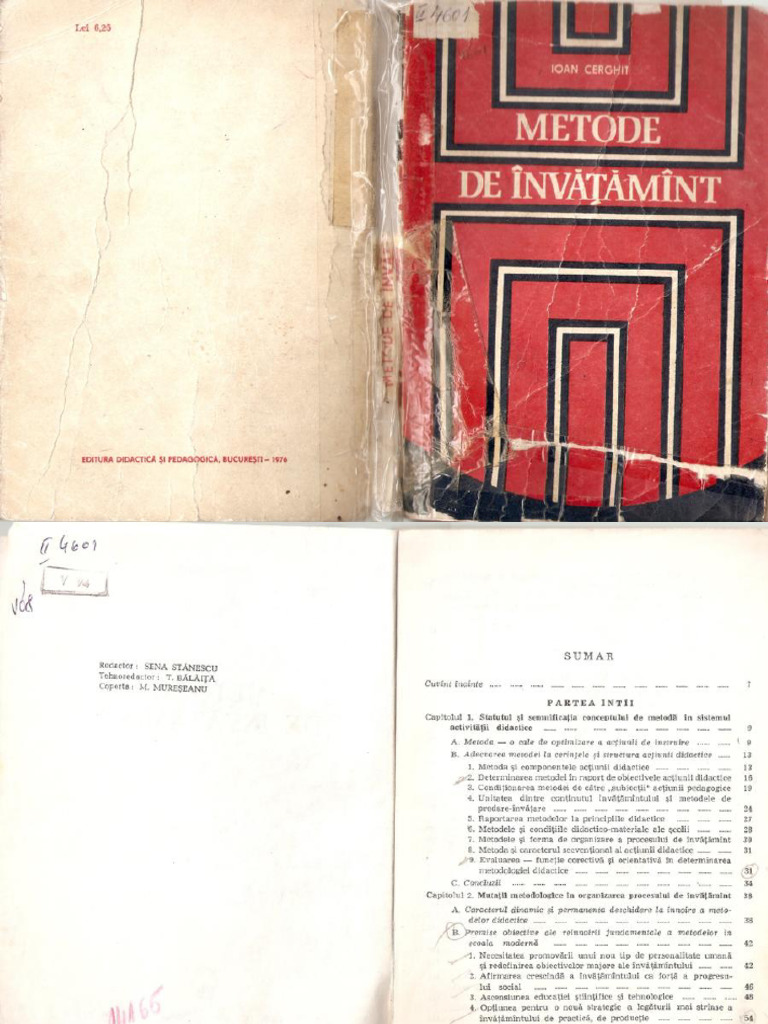 Ioan Cerghit Metode de Invatamant Compress | PDF