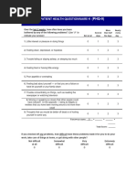 PHQ-8 Depression Questionnaire PDF | PDF