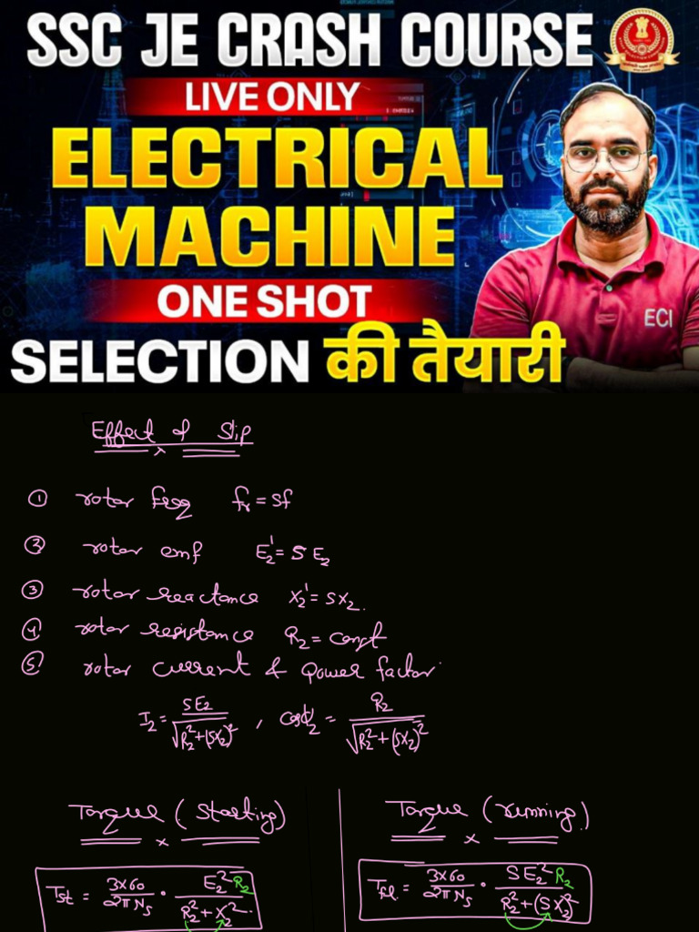 Induction Motor Marathon Crash Course | PDF