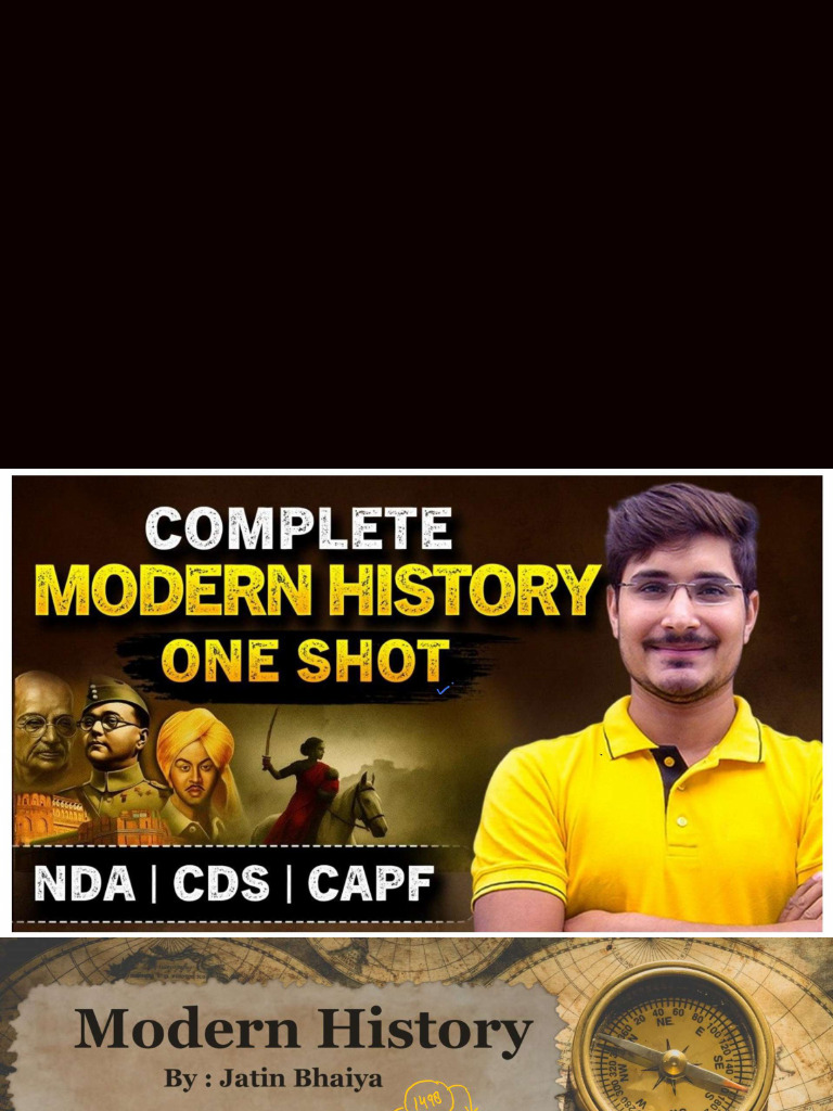 Modern History Oneshot | PDF