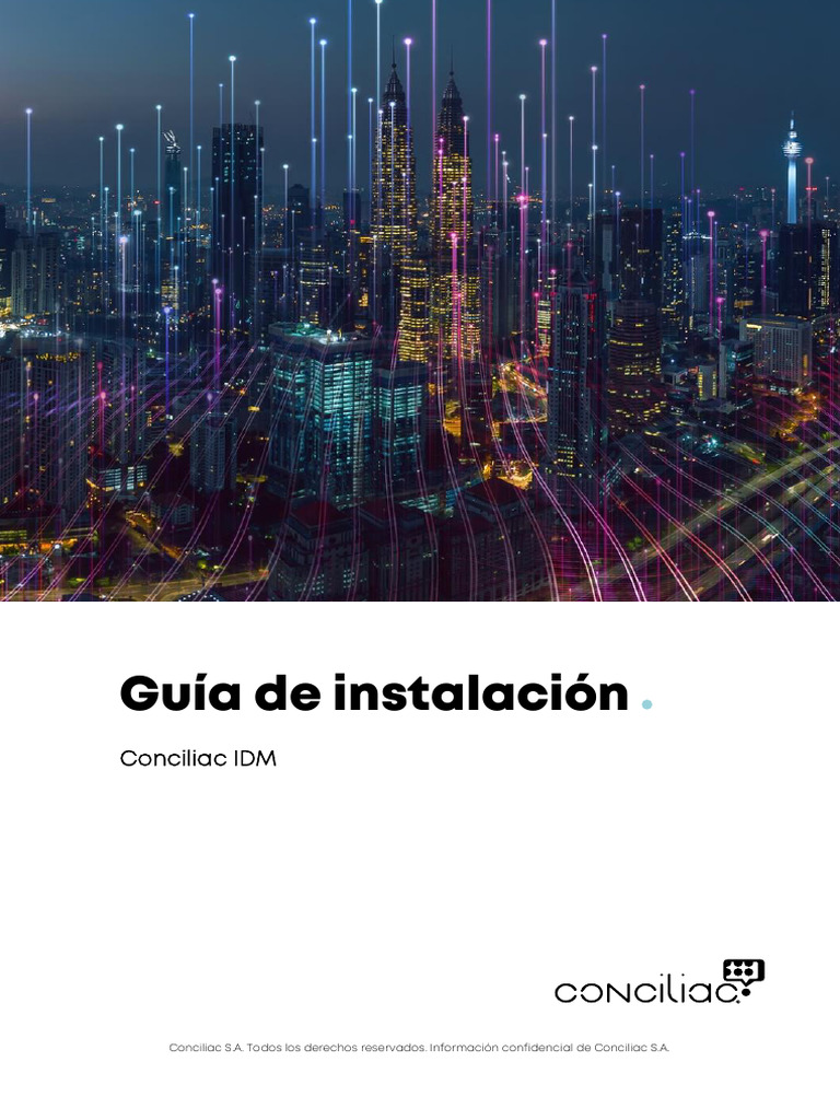 Guia de instalacion - Conciliac IDM | PDF | Directorio Activo | Servidor SQL de Microsoft